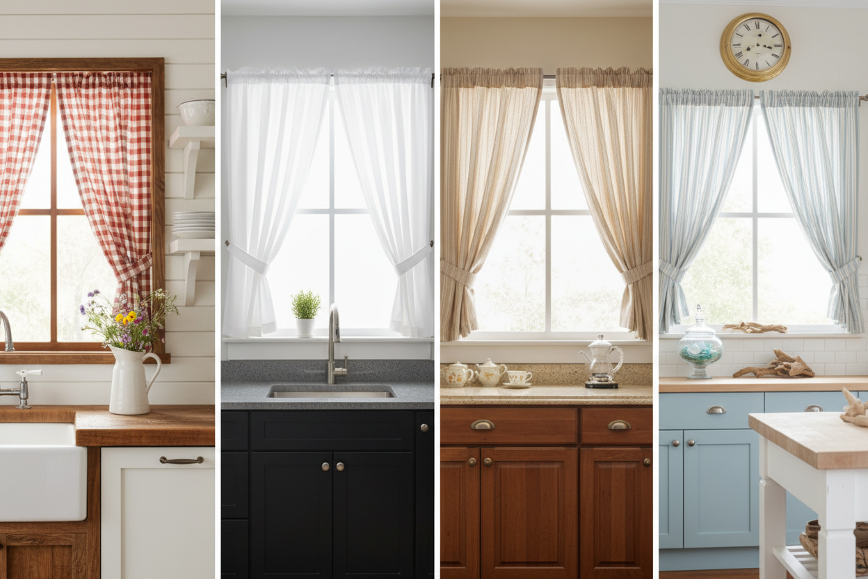 How to Choose Cafe Curtains for Kitchen Windows: Complete 2025 Expert ...